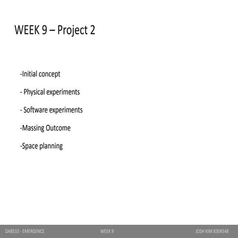 Week 9 presentation | PPTX