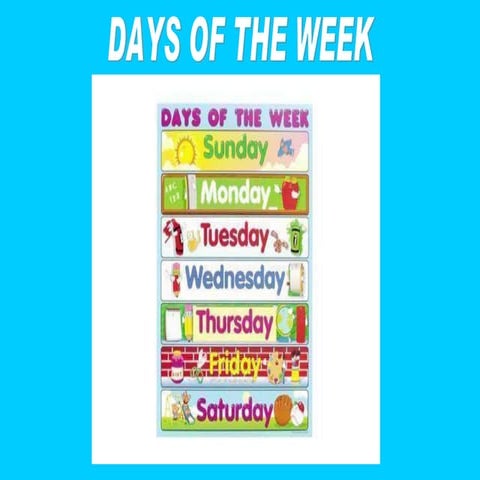 Weekdays | PPT | National & Civic Holidays | Holidays