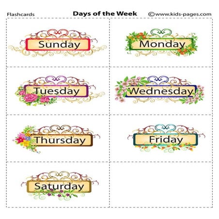 Week days | PDF