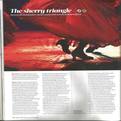 Weekend Spain Sherry Triangle STTM Sept 18 | PDF