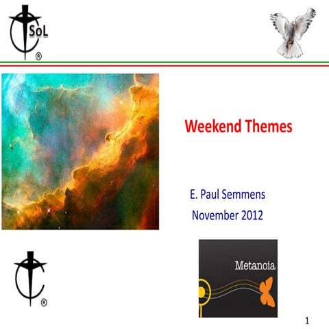 Weekend themes 11 5-12 | PPTX