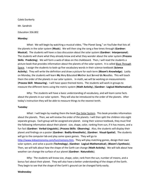 THE GRADE- 6 COT- SOLAR SYSTEM LESSON PLAN | DOCX