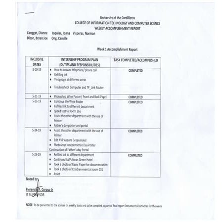 Weekly Progress Report | PDF