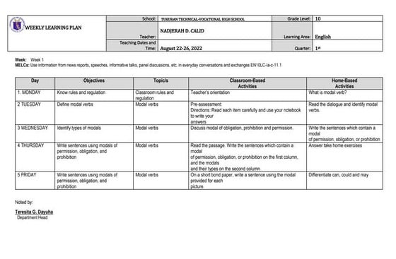 Learning Plan 1 English 4.docx