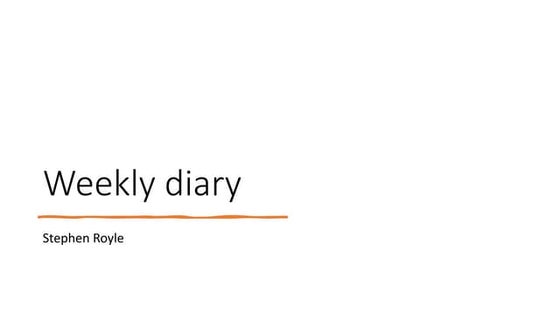 Production diary a level | PPTX