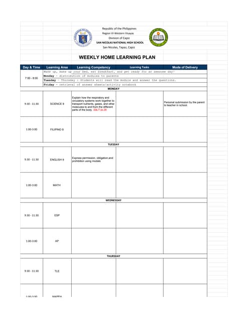 Weekly Home learning Plan.docx