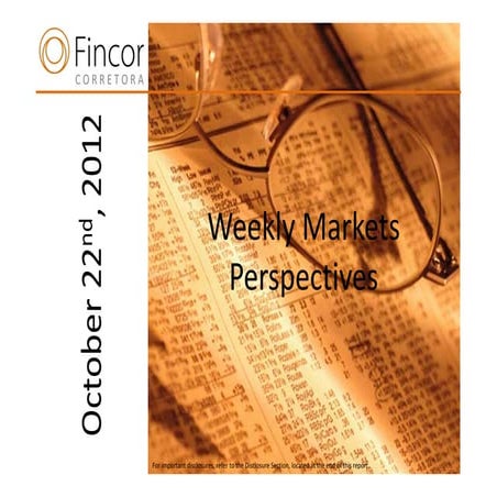 Weekly markets perspectives october 22nd 2012 | PPT