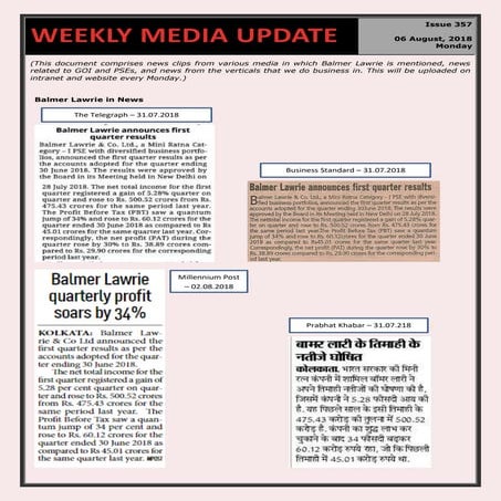 Weekly media update 06 08_2018 | PDF