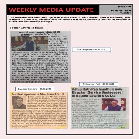Weekly media update 10 03_2020 | PDF
