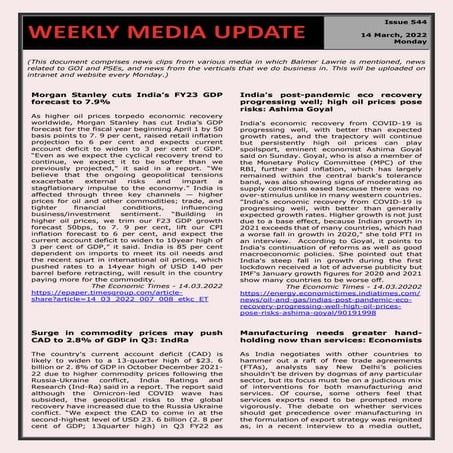 Weekly media update 14 03_2022 | PDF
