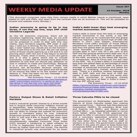 Weekly media update 15 10_2018 | PDF