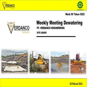 Weekly Meeting Dewatering 02 Februari 2022.pptx