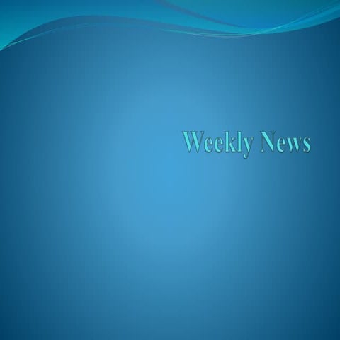 Weekly news | PPTX
