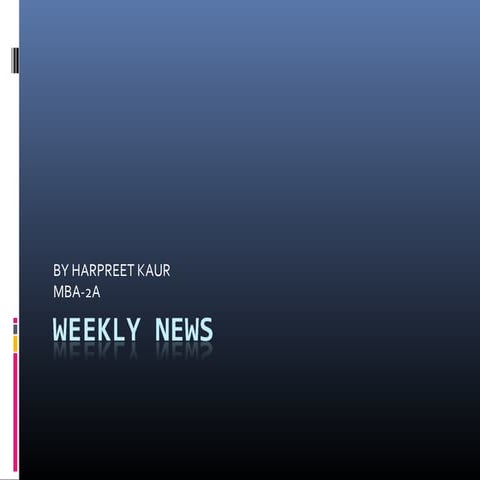 Weekly news | PPT