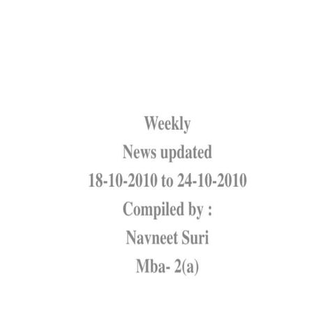 Weekly news 9 | PDF