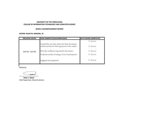 OJT REPORT (PDF FORMAT) | PDF