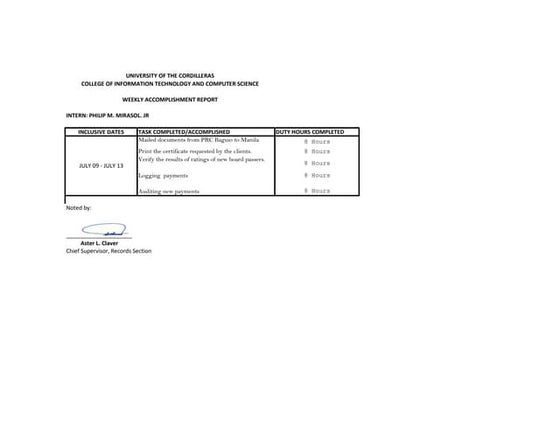 OJT REPORT (PDF FORMAT) | PDF