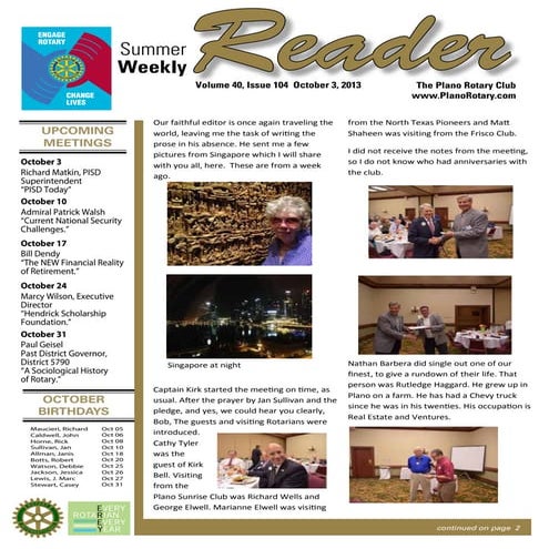 Weekly reader 10 3-13 | PDF | Developmental Sites | Real Estate