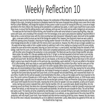 Weekly reflection 4 | PPTX