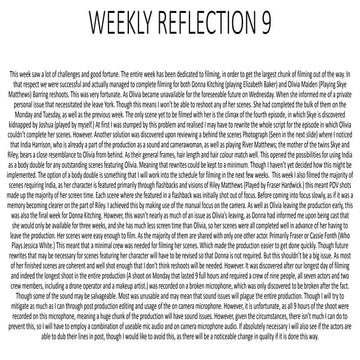 Weekly reflection 4 | PPTX