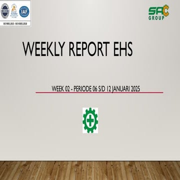 Weekly Report Project Week 02- EHS.pptx........... | PPT