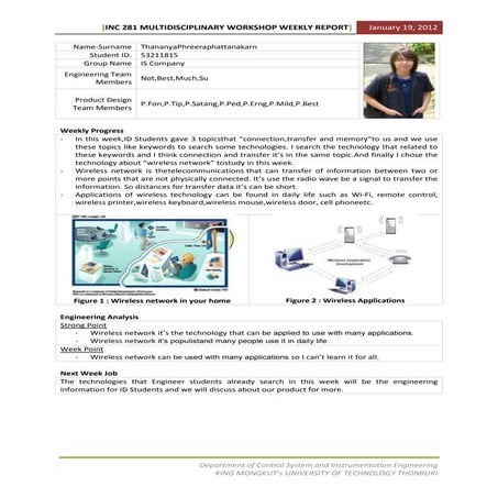 Weekly report 2 | PDF