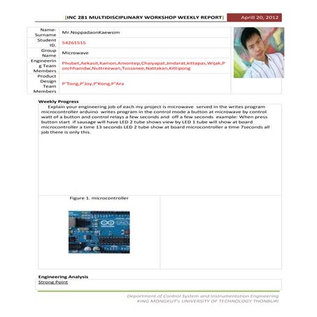 Weekly report template (1) | DOCX