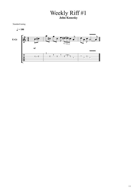 Classico pt. 1 | PDF