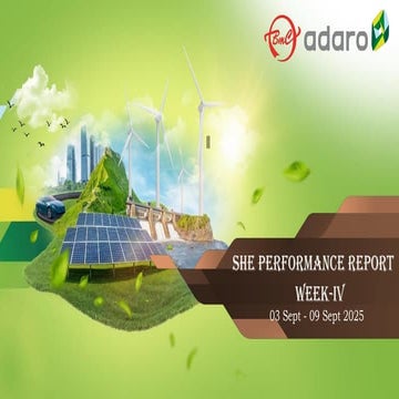Weekly SHE Report. R2 - MWM MSD (Week IV).pptx
