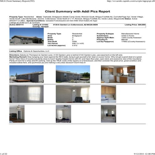 Canyon Creek Prospectus | PDF