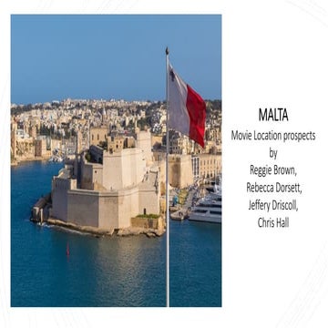 Weeks 3&4 Intro to Economics group project Malta | PPT