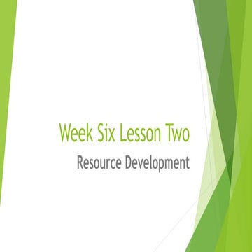 Week Six Lesson Two | PPT