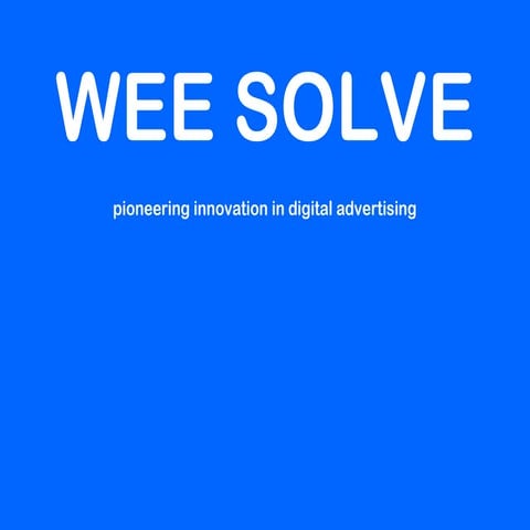 Wee Solve | PPT
