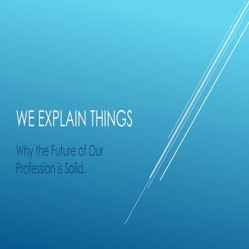 We Explain Things | PPT