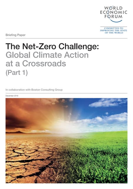 Reaching Net Zero by 2050- Canada | PPT