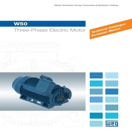 Weg w50-three-phase-electric-motor-technical-catalogue-european-market ...