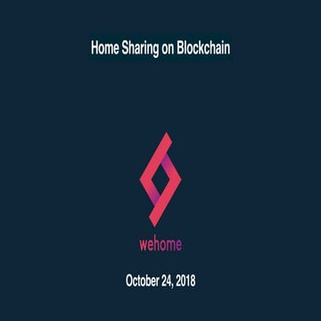 Wehome, home sharing on blockchain | PDF | Internet | Computing