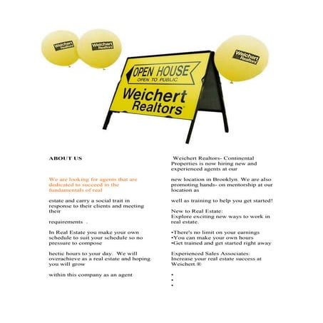 Weichert realtors | DOC