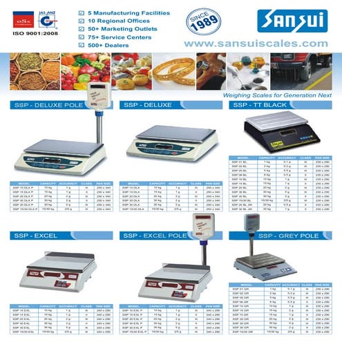 Sansui Electronics Private Limited, Pune, Electronic Weighbridges | PDF