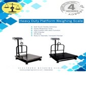 Easy To Load And Weight Platform Weighing Scales For Heavy Duty ...