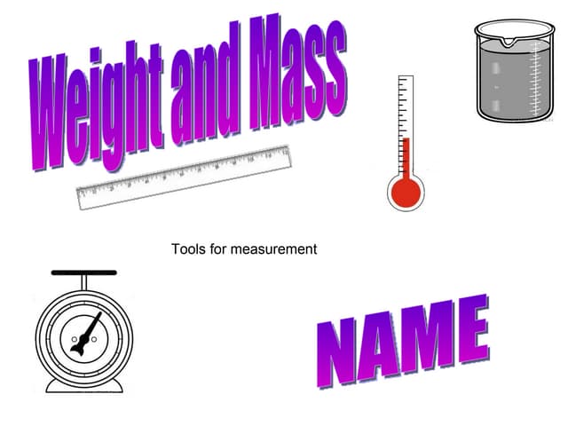 Measuring Mass Clipart