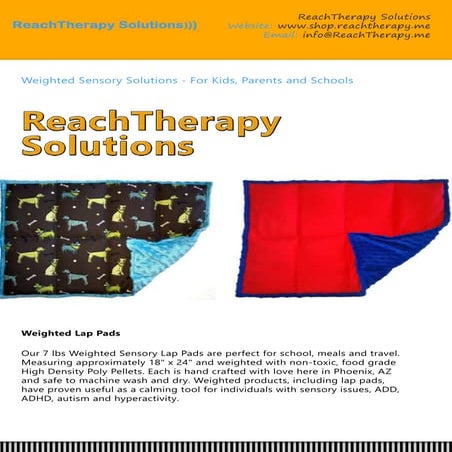 Weighted lap pads | PDF