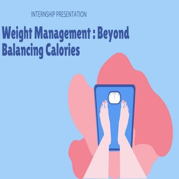 Weight management | PDF