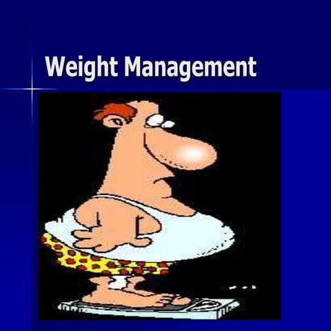 Weight management & body image | PPTX