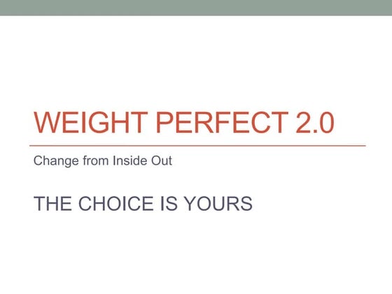 Eat carbs and still lose weight | PPT