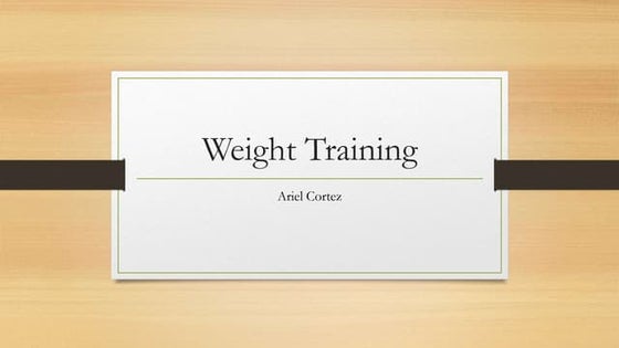 Strength training | PPT