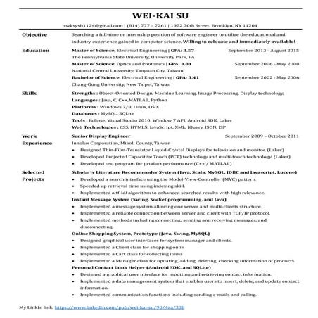 My Resume | PDF