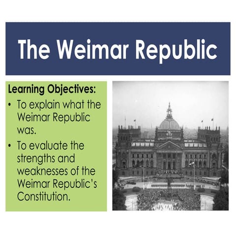 Weimar Constitution | PPTX
