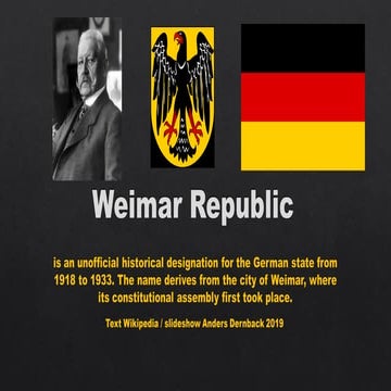 Weimar Republic | PDF