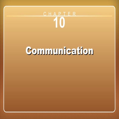 FW279 Communication | PPT